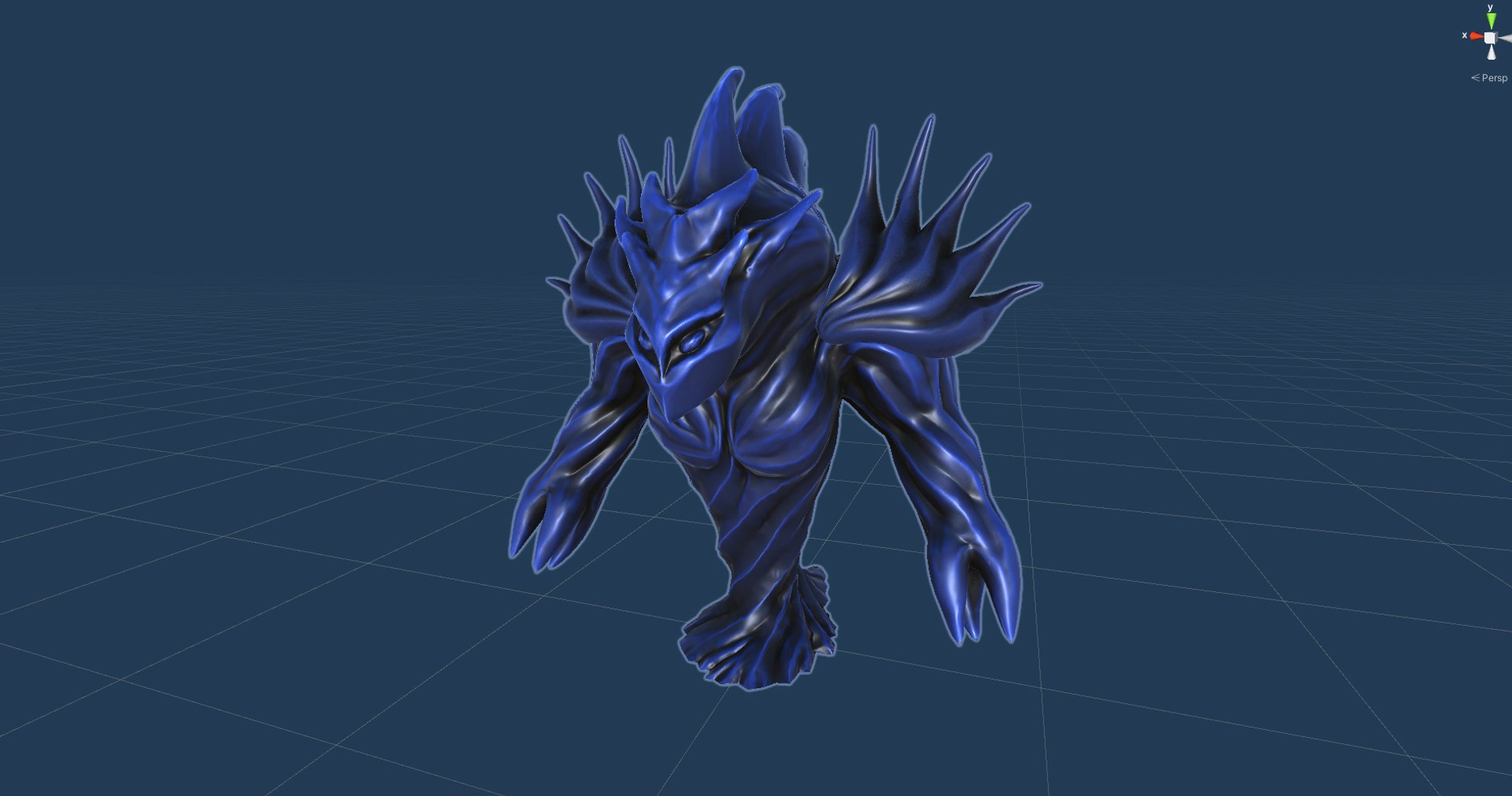 3D Low-poly model of the character Water Elemental model - TurboSquid ...