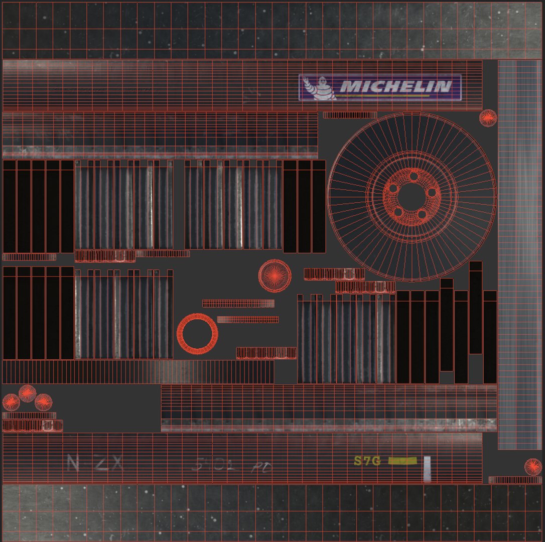 Sport Car Wheel Nissan 300zx Low-poly 3D - TurboSquid 1845028