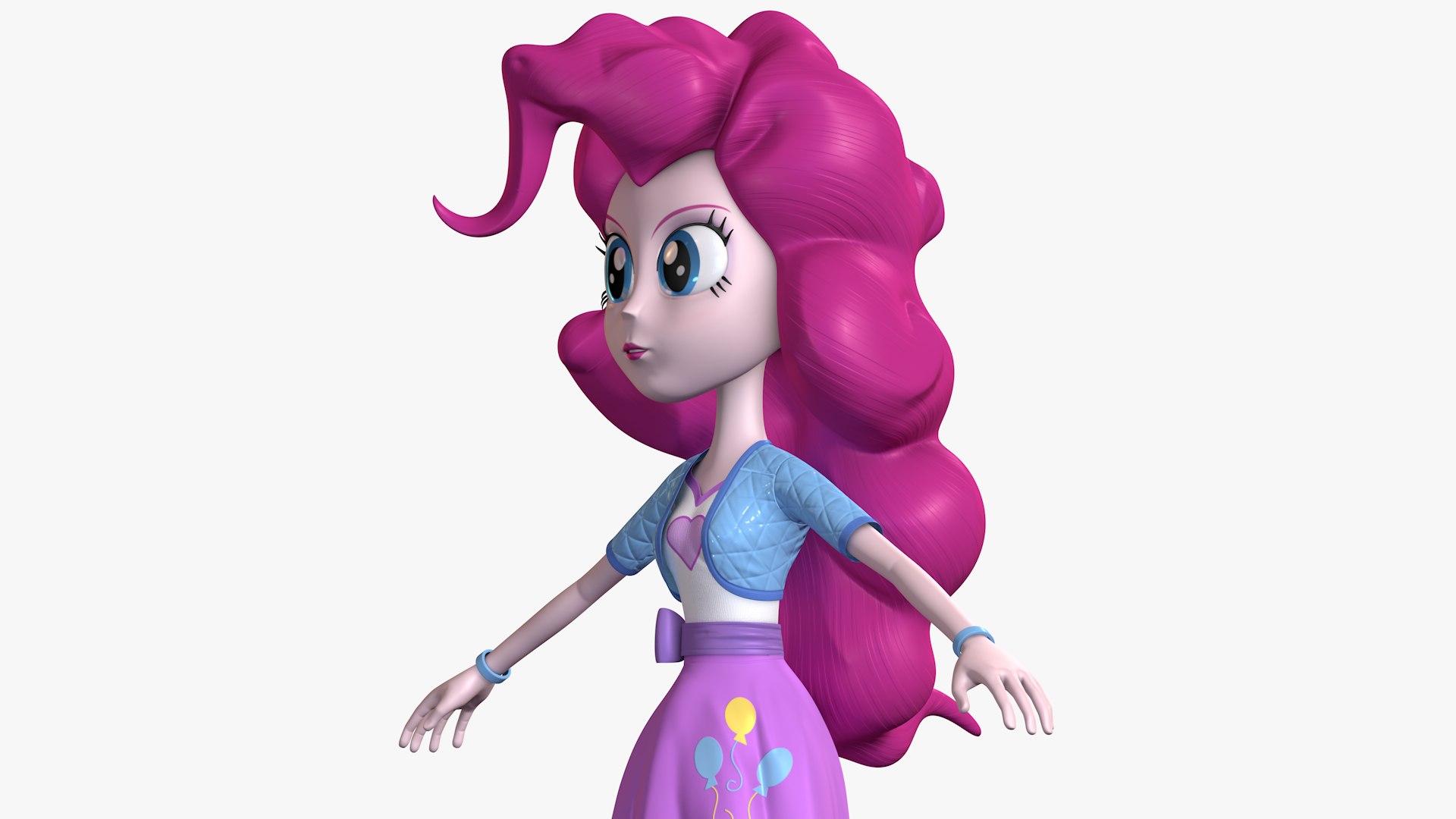 Human Pinkie Pie Character Model - TurboSquid 1713933