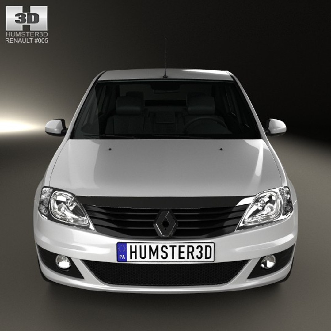 3d renault logan sedan