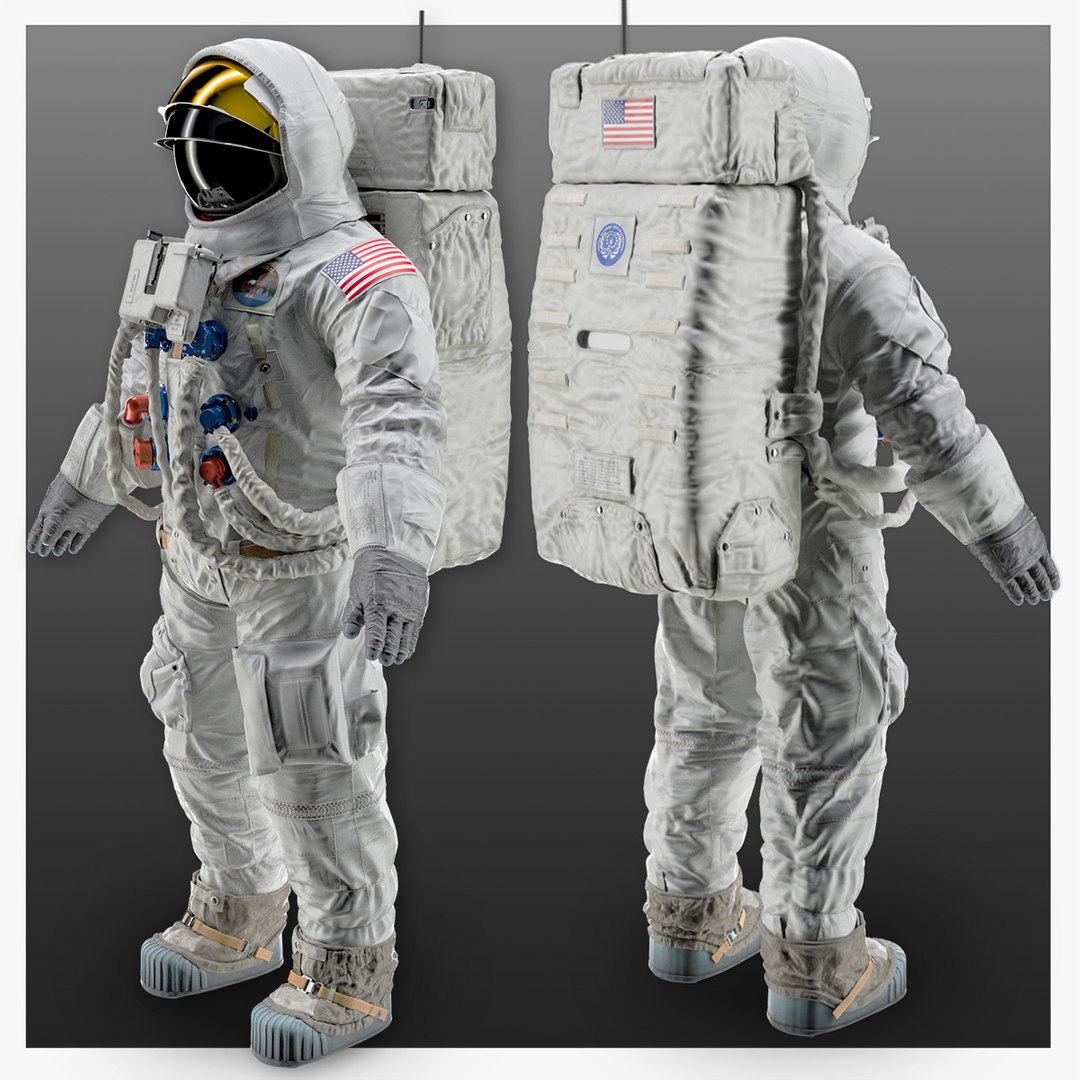 Apollo A7L Spacesuit - UN Insignia 3D - TurboSquid 1812499