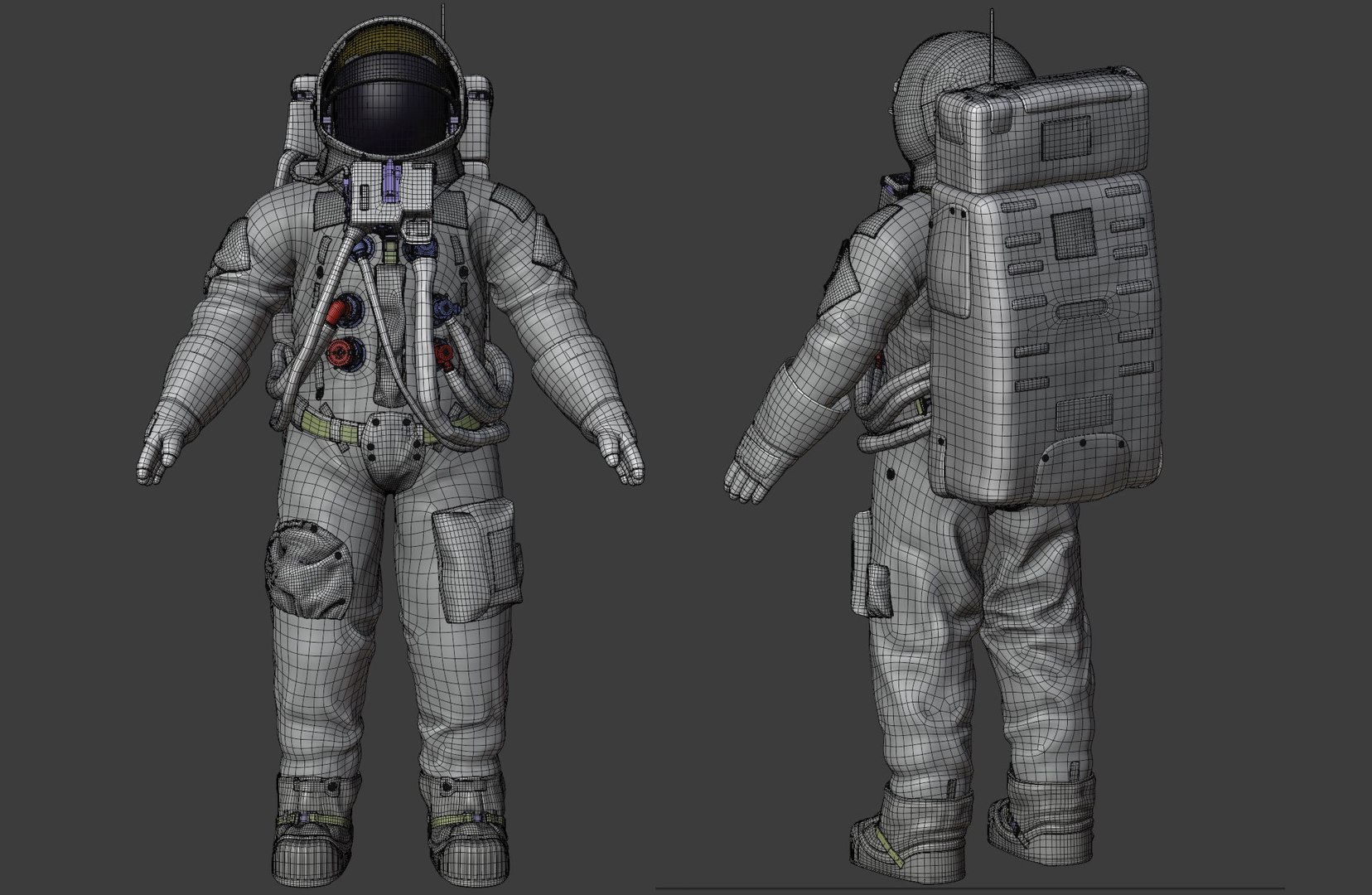 Apollo A7L Spacesuit - UN Insignia 3D - TurboSquid 1812499