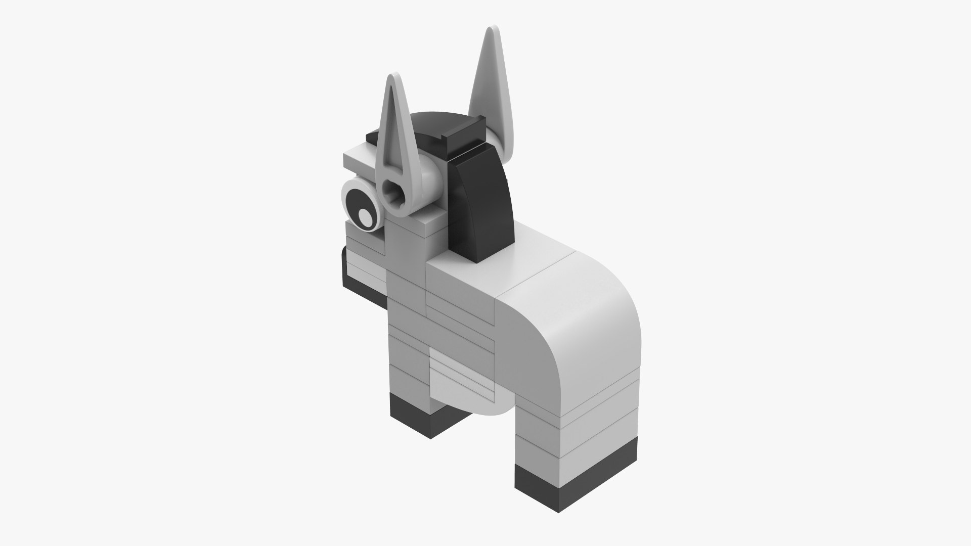 Lego Donkey Animal 3D - TurboSquid 1783802