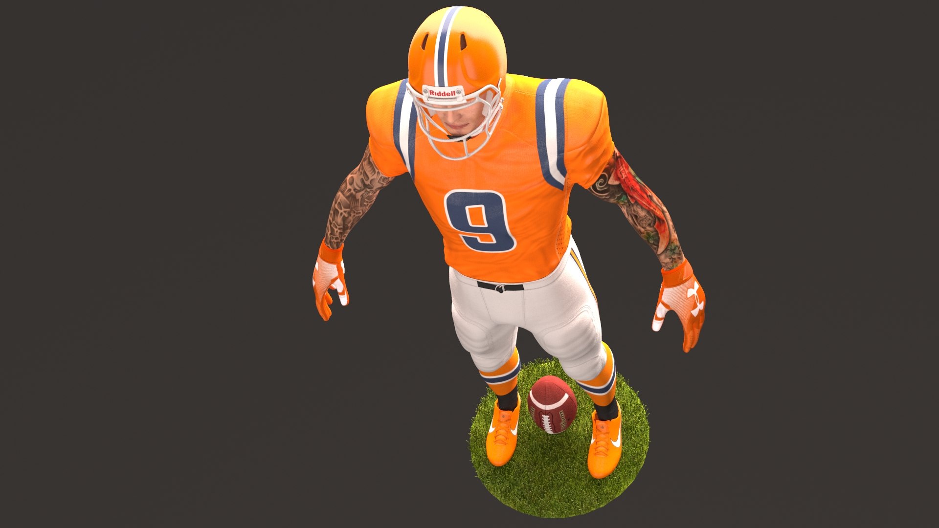 3D Football Player 2020 - TurboSquid 1541771