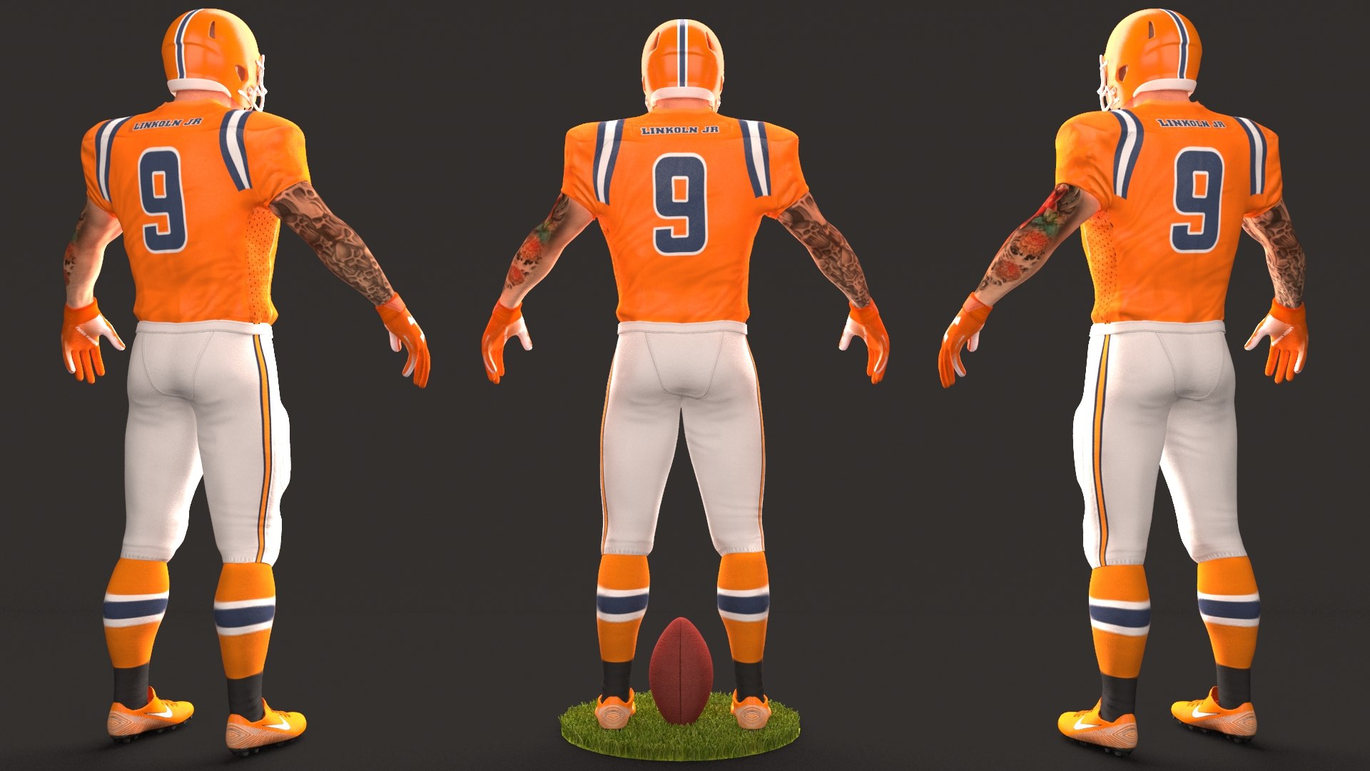 3D Football Player 2020 - TurboSquid 1541771