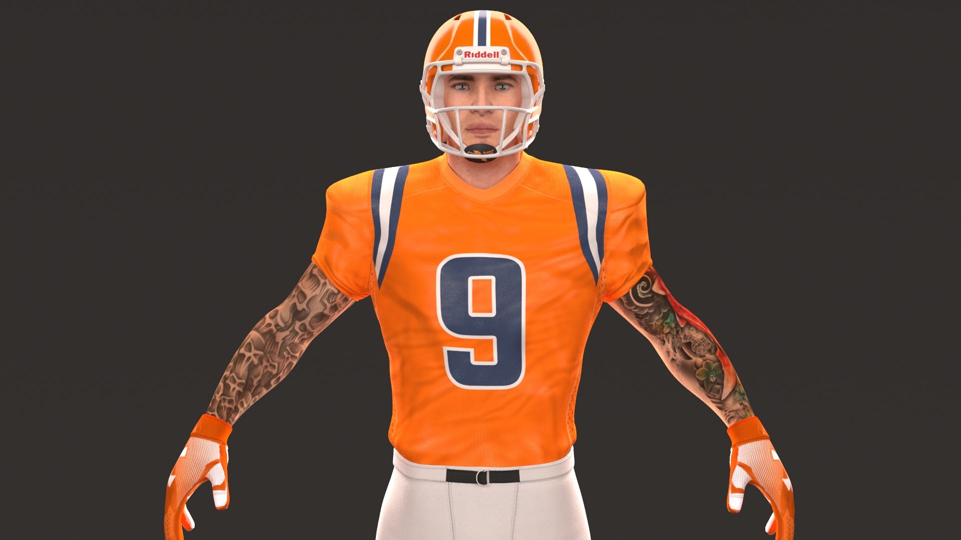 3D Football Player 2020 - TurboSquid 1541771