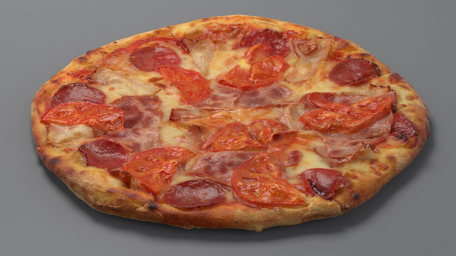 Realistic Pizza 3 3D model - TurboSquid 1803882
