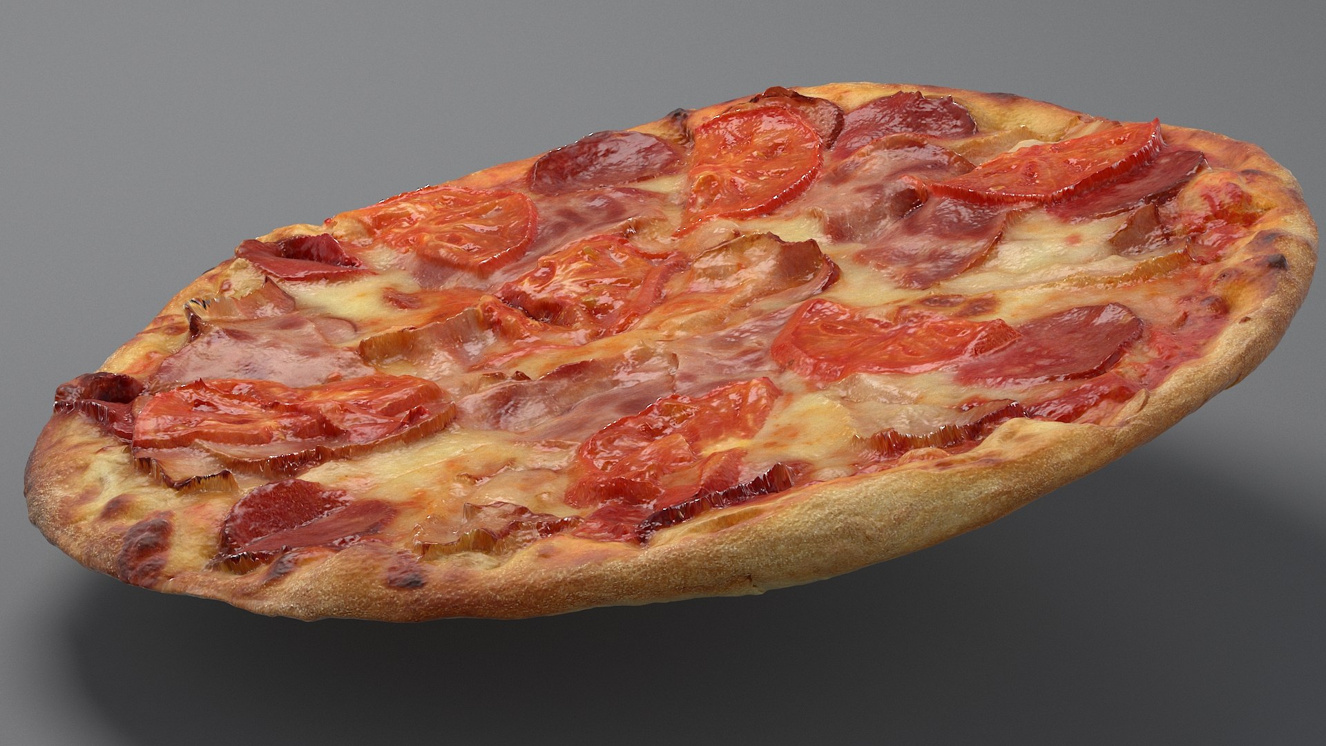 Realistic Pizza 3 3D Model - TurboSquid 1803882