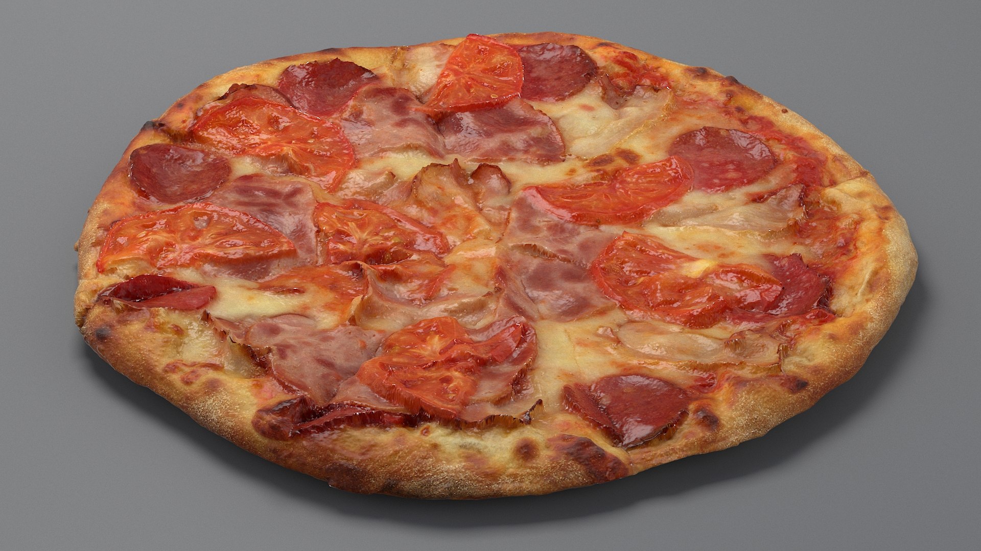 Realistic Pizza 3 3D model - TurboSquid 1803882