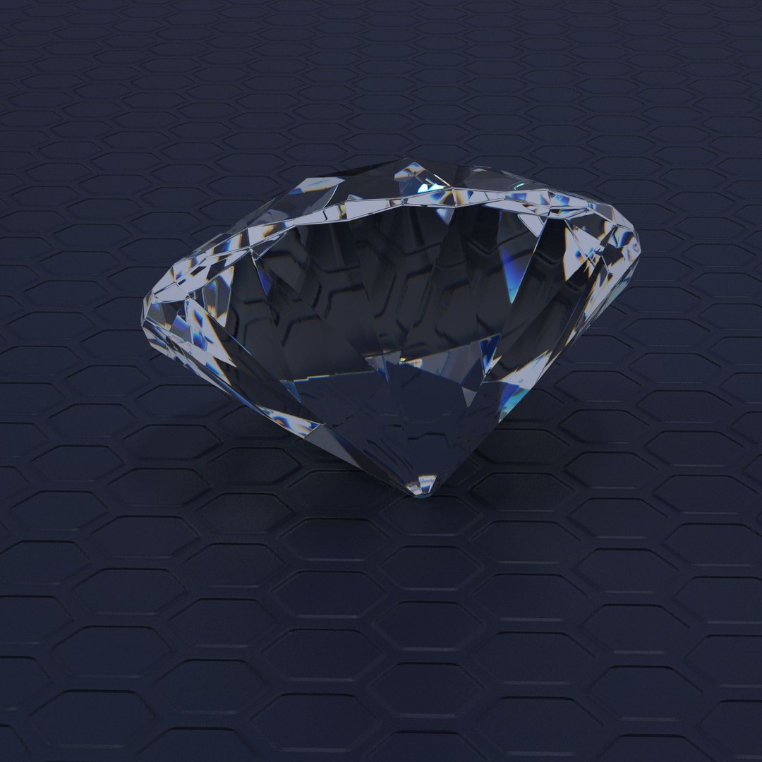 3d Diamond Materials Model