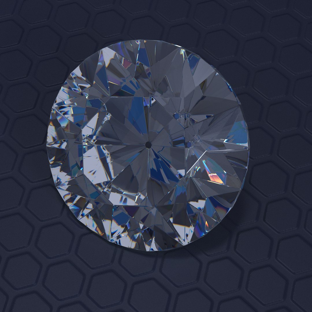 3d Diamond Materials Model