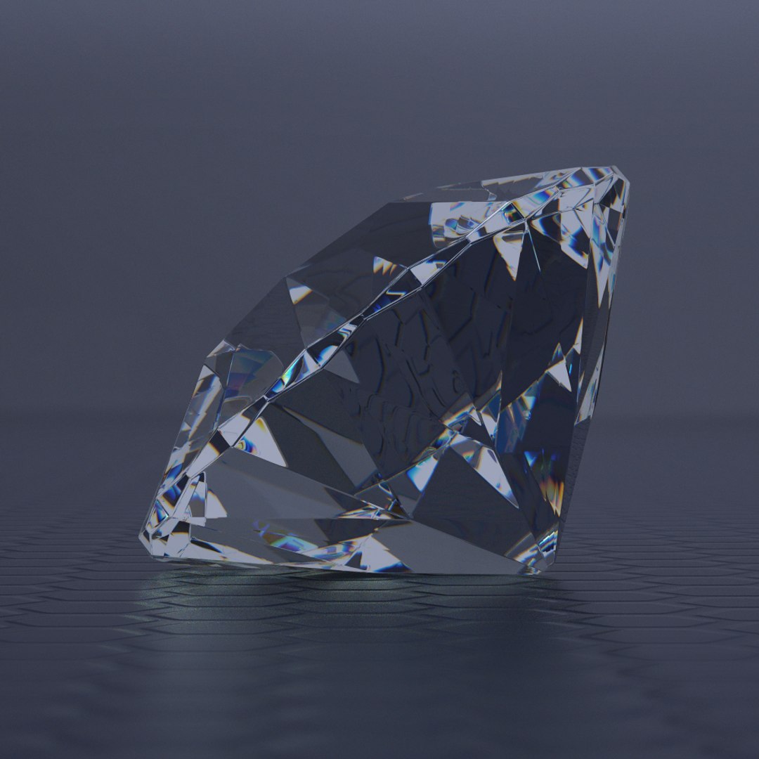 3d Diamond Materials Model