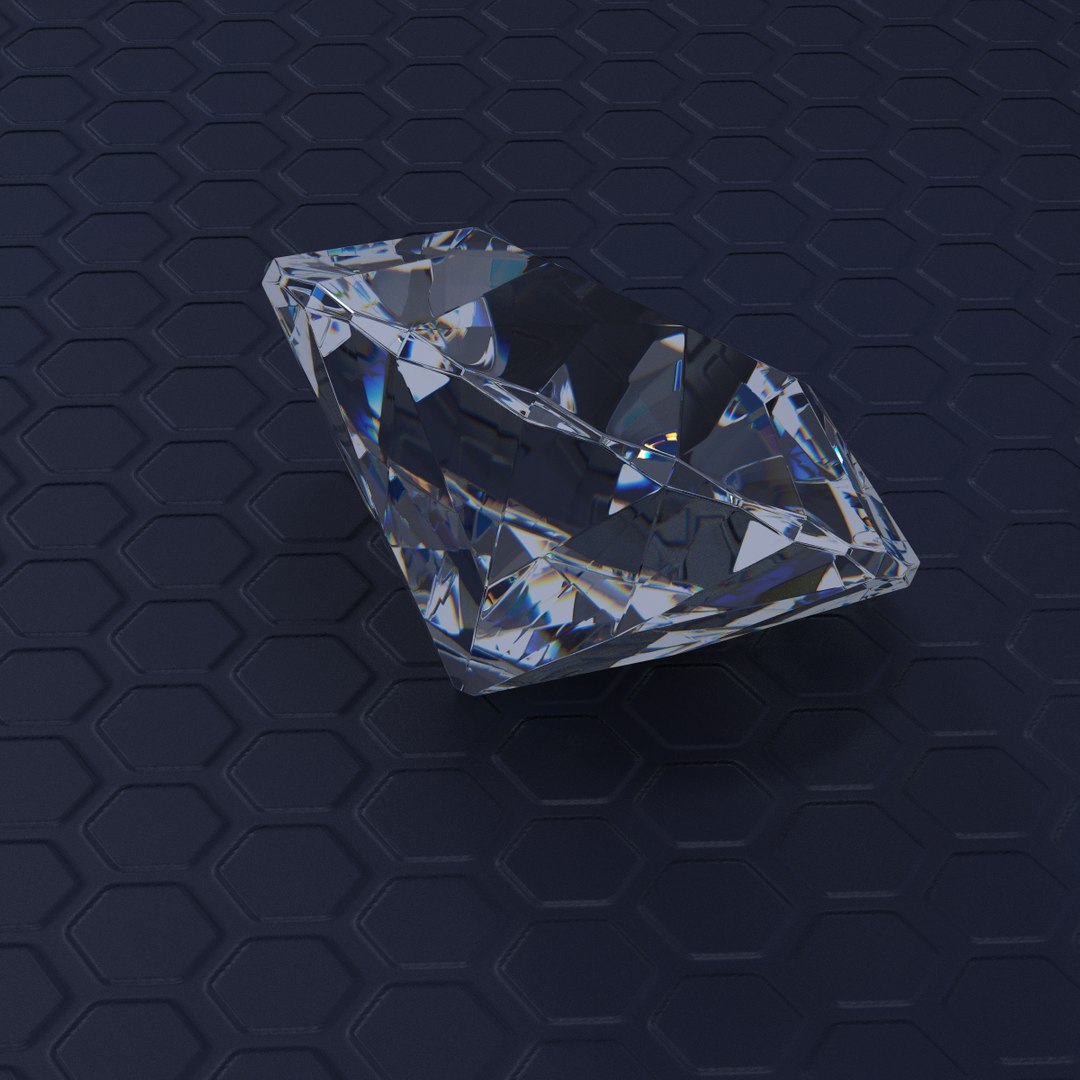 3d Diamond Materials Model