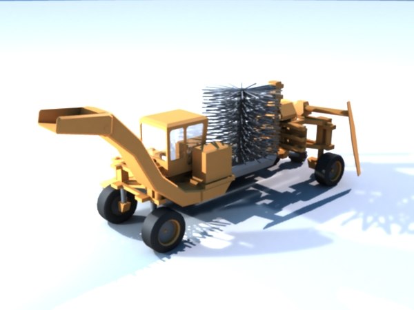 picker orange 3d model