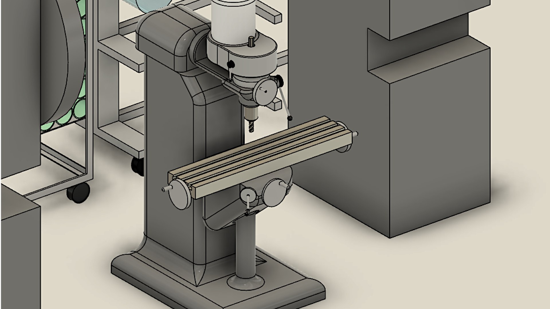 Free 3D Milling Machine - TurboSquid 2071862