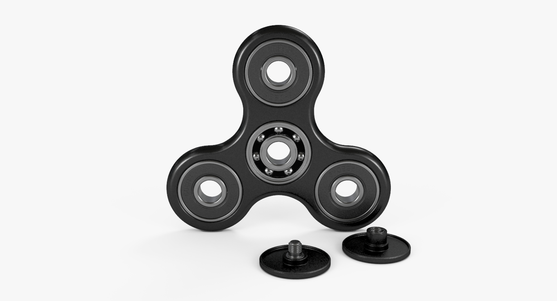 Fidget Spinner Black 3D Model - TurboSquid 1175736