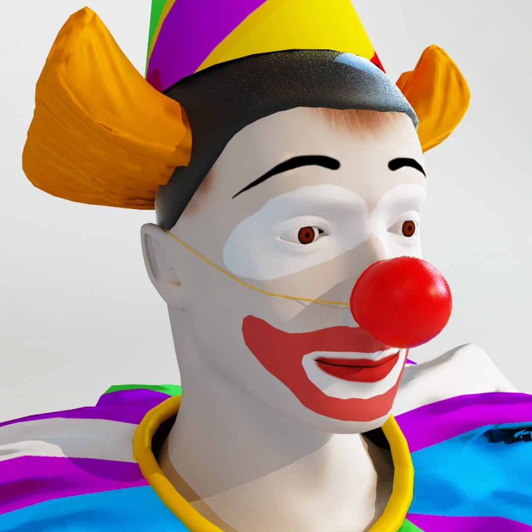 Clown Rigged Biped 3d Max