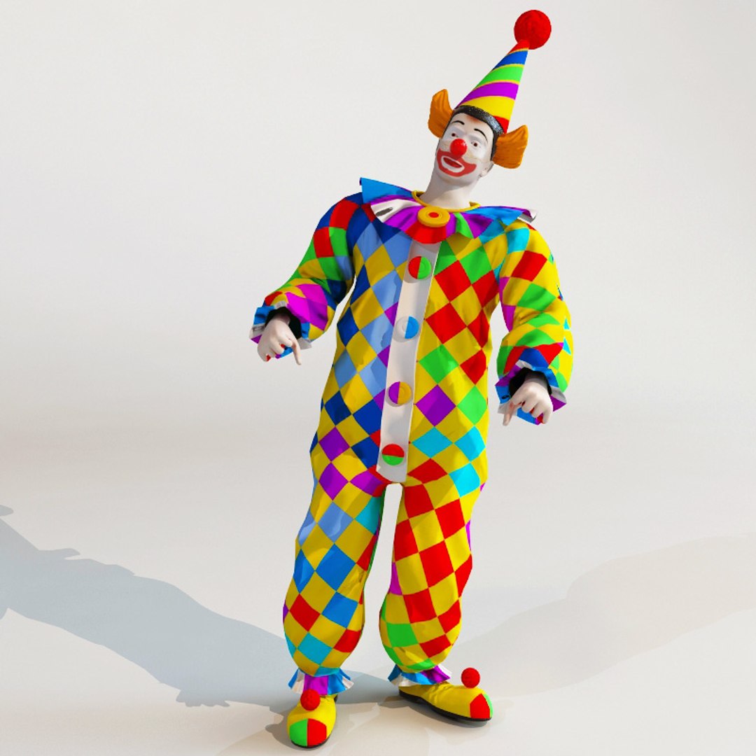 clown rigged biped 3d max