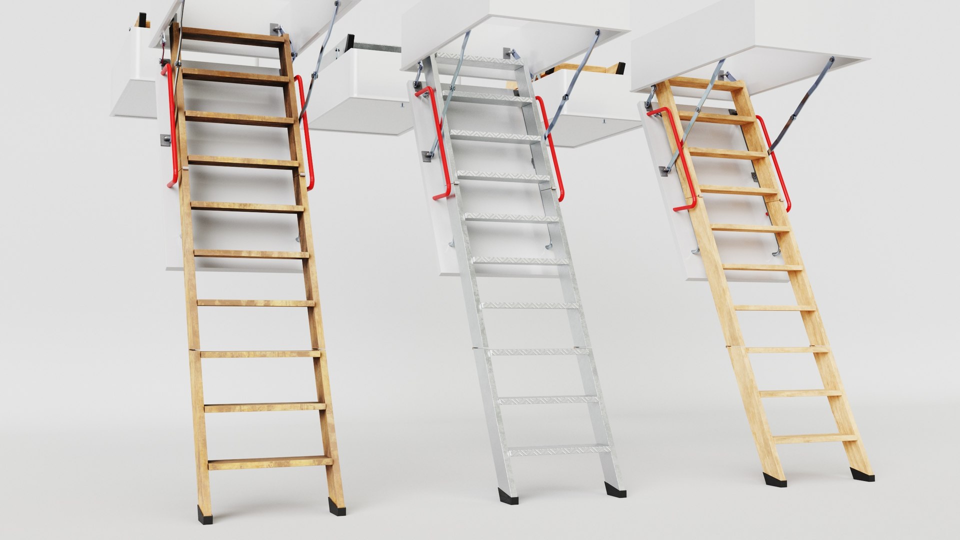 Loft Ladder 3D Model - TurboSquid 1857011