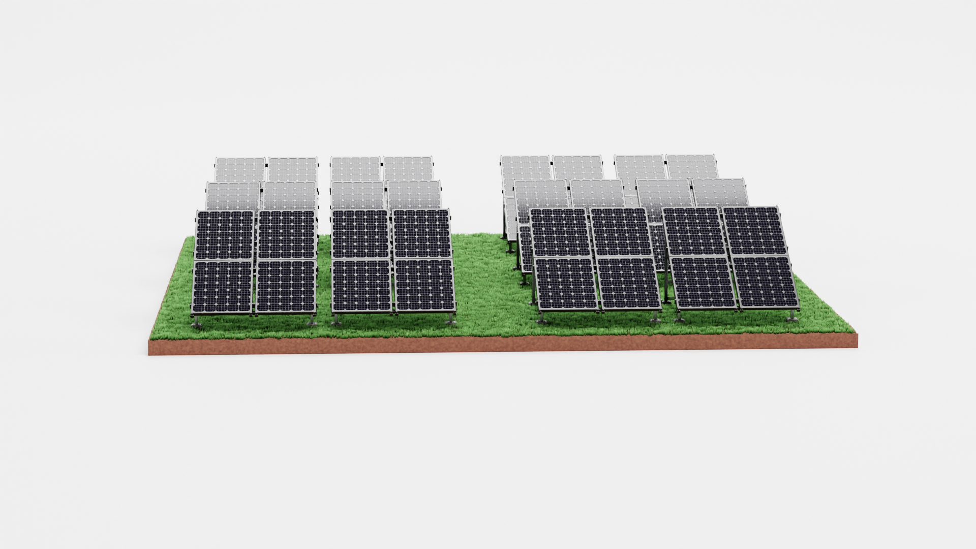 Solar Farm 1 3D - TurboSquid 1736280