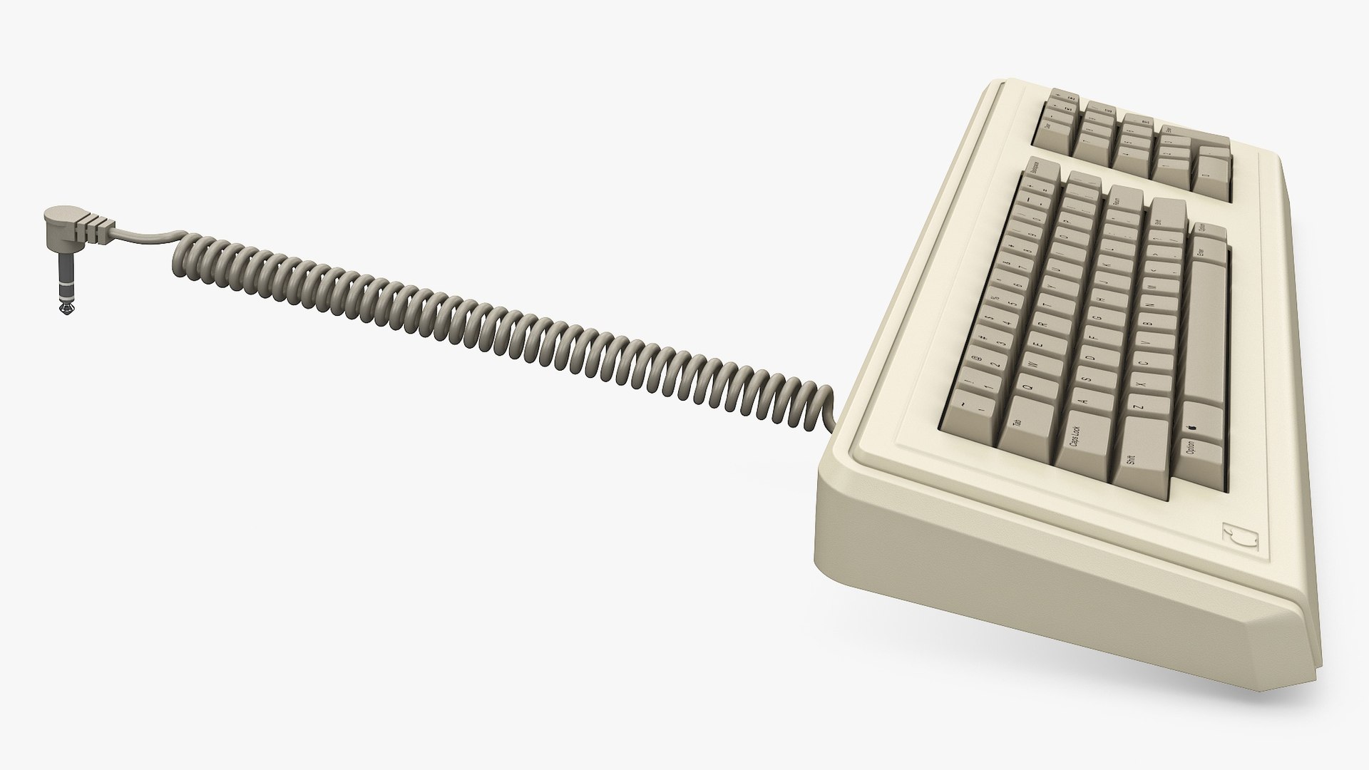 3D Model Apple Lisa A6MB101 Keyboard Vintage 1983-1986 M 1 - TurboSquid ...