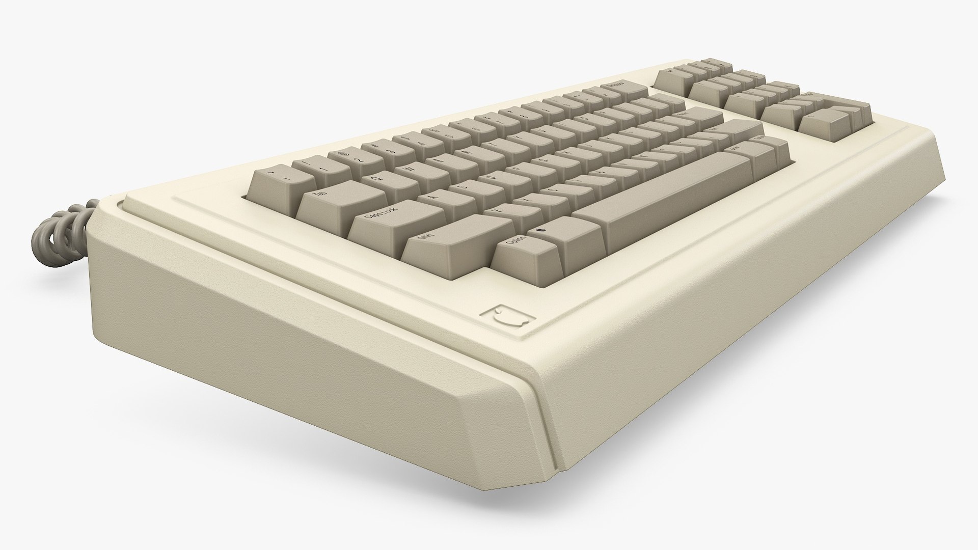 3D Model Apple Lisa A6MB101 Keyboard Vintage 1983-1986 M 1 - TurboSquid ...