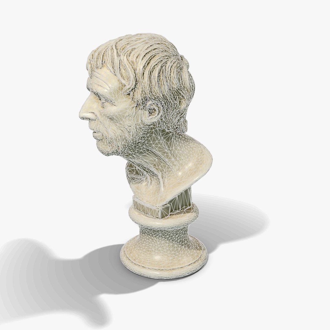 Seneca bust pbr model - TurboSquid 1384372