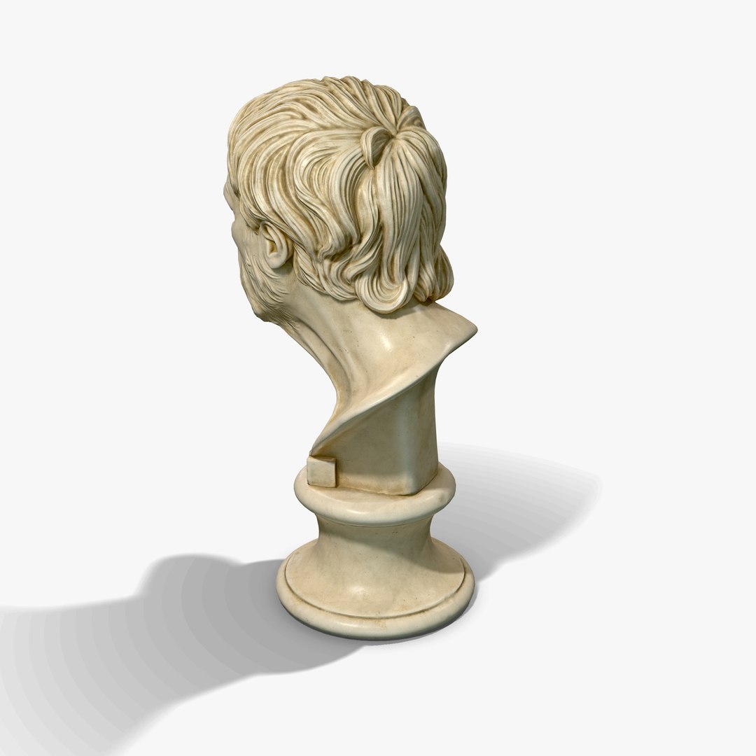 Seneca bust pbr model - TurboSquid 1384372