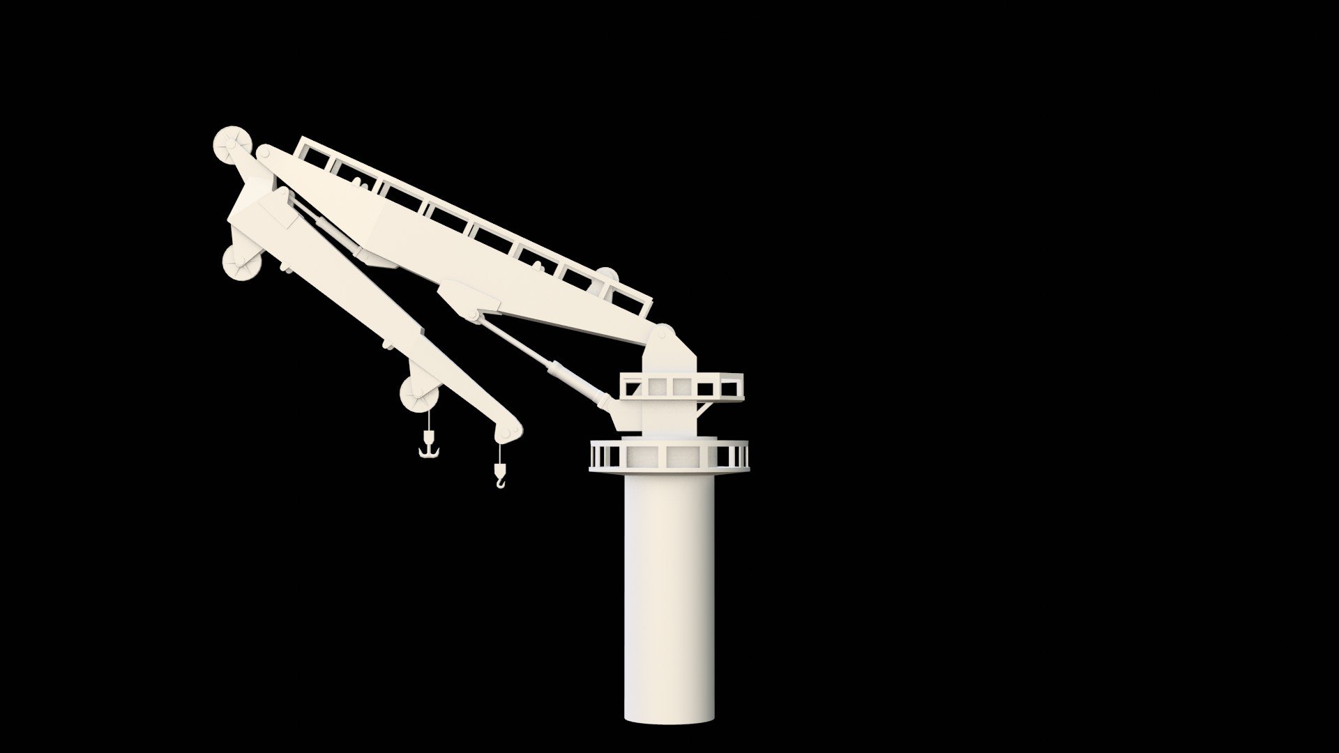 Crane Boom 3D model - TurboSquid 2074448