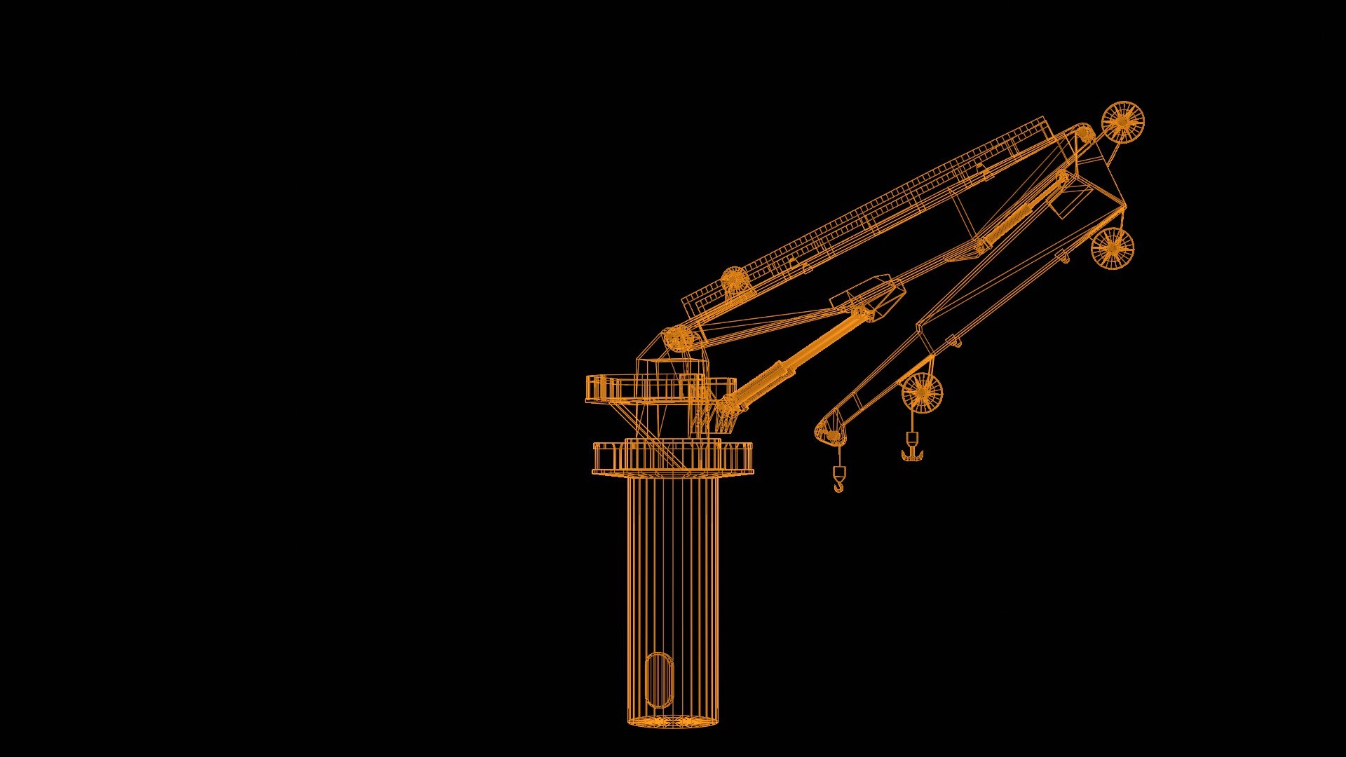 Crane Boom 3D Model - TurboSquid 2074448