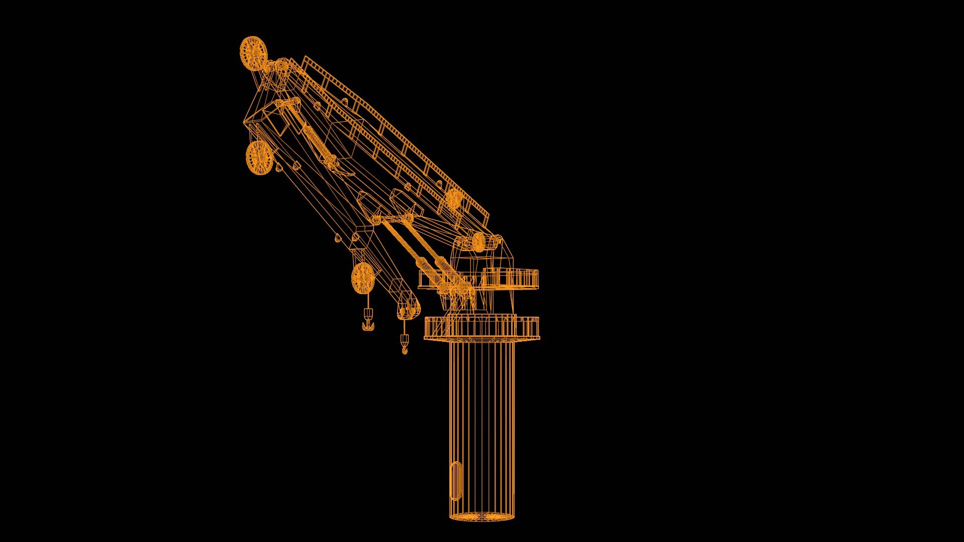 Crane Boom 3D Model - TurboSquid 2074448