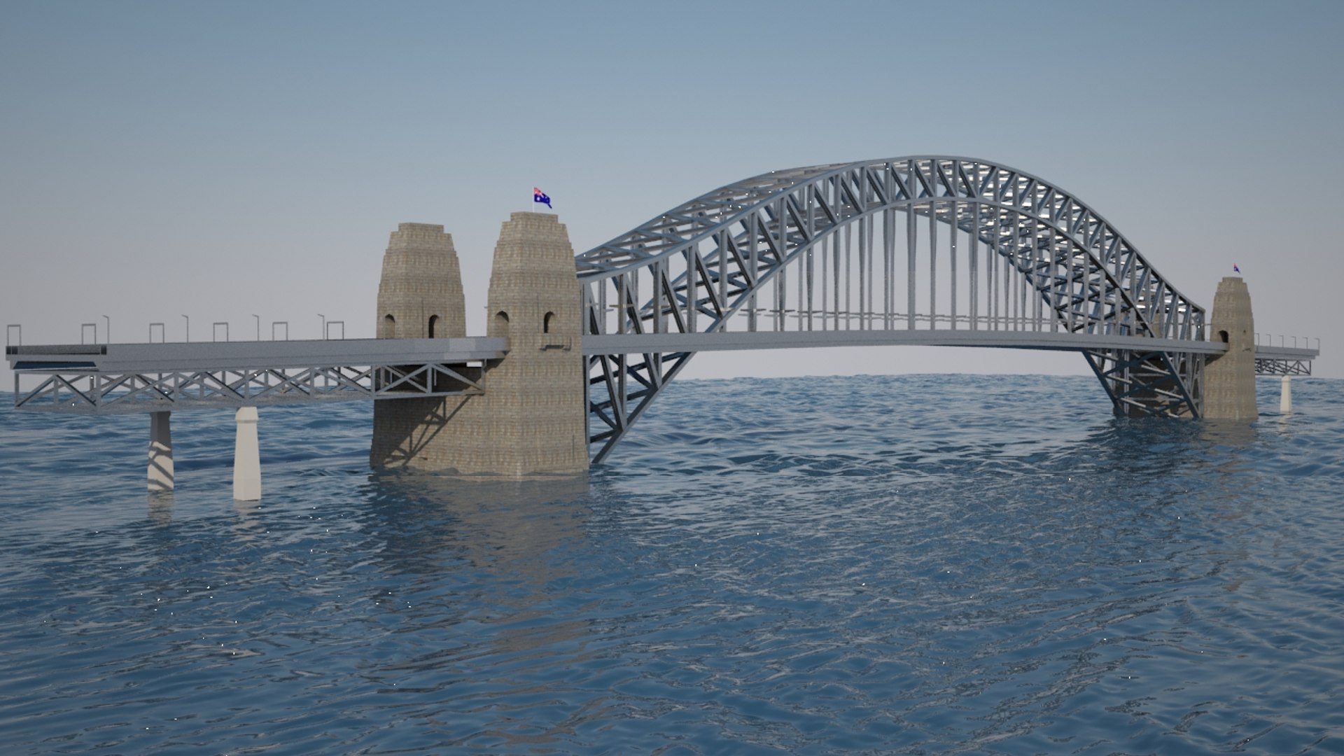 Harbour Bridge 3d Model