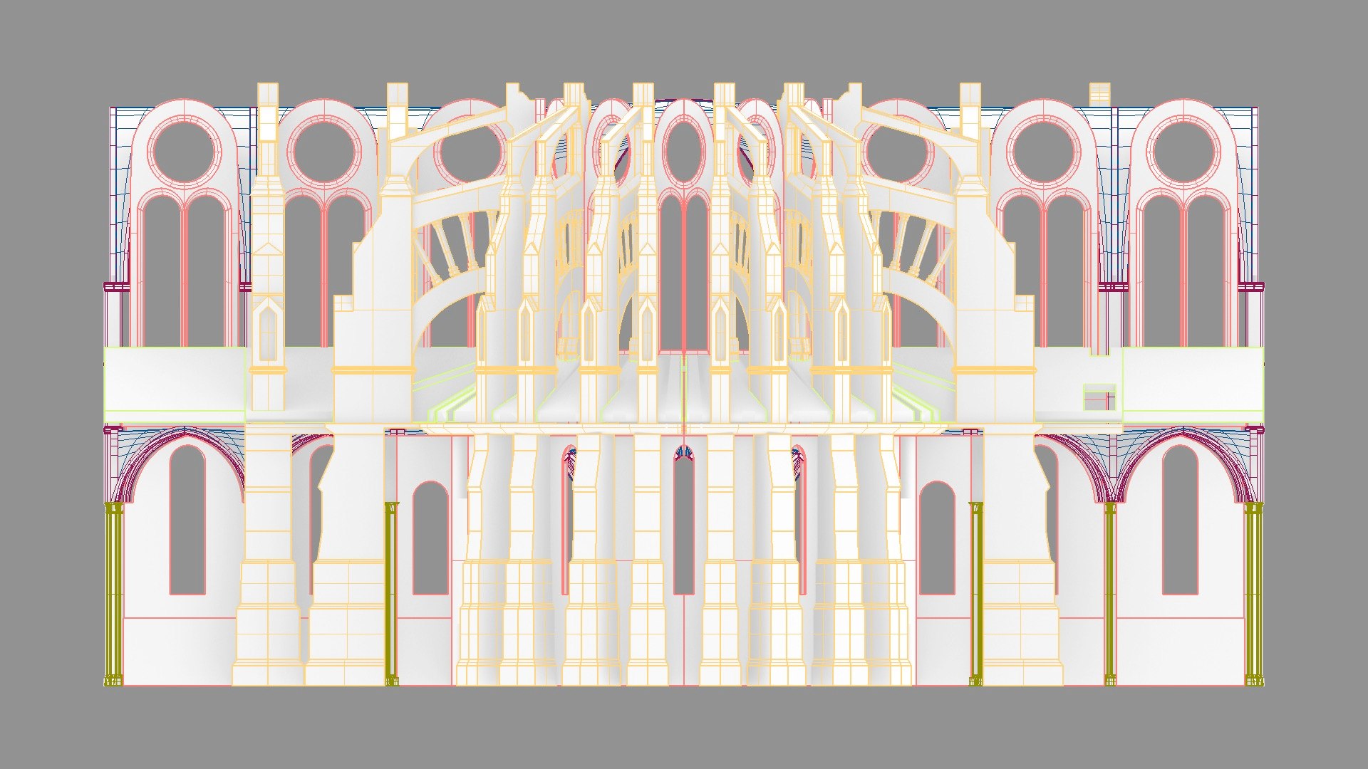 3D Chartres Cathedral Model - TurboSquid 1177979