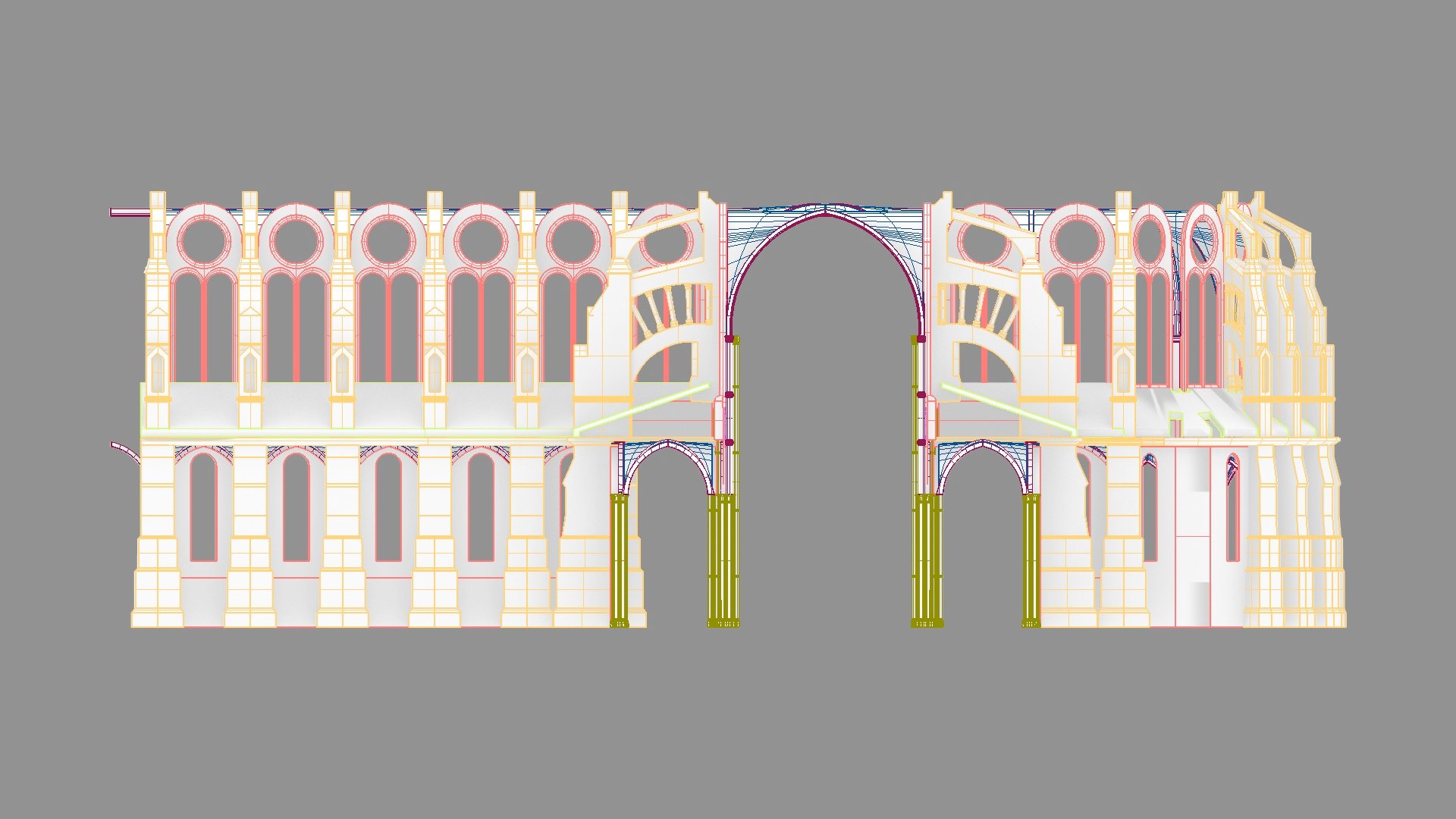 3D Chartres Cathedral Model - TurboSquid 1177979
