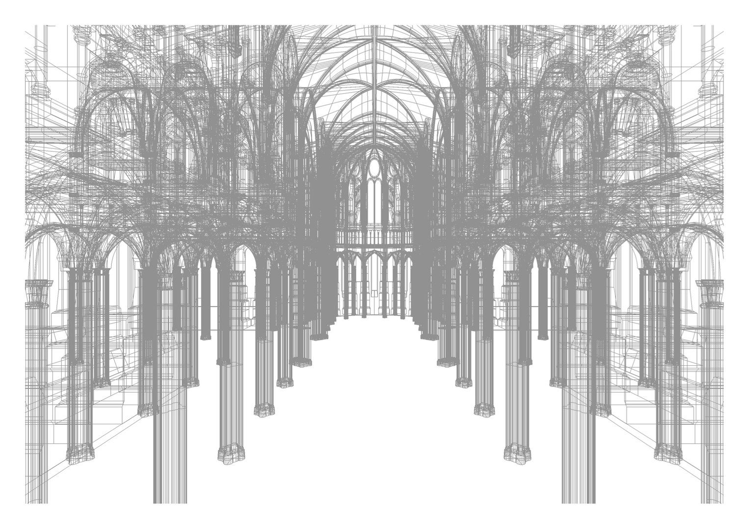 3D Chartres Cathedral Model - TurboSquid 1177979