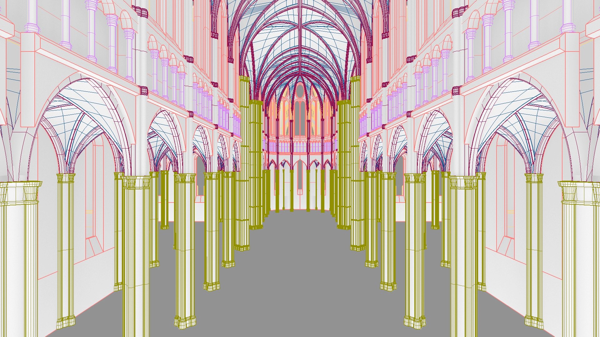 3D Chartres Cathedral Model - TurboSquid 1177979