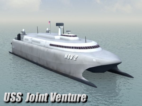 3d model navy uss-hsv2 joint venture