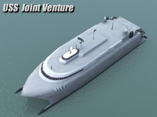 3d model navy uss-hsv2 joint venture