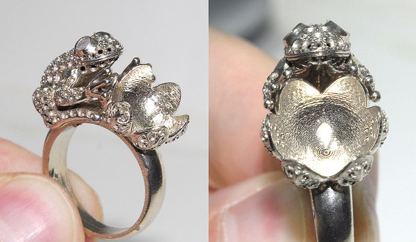 ring frog jewelry 3d 3ds