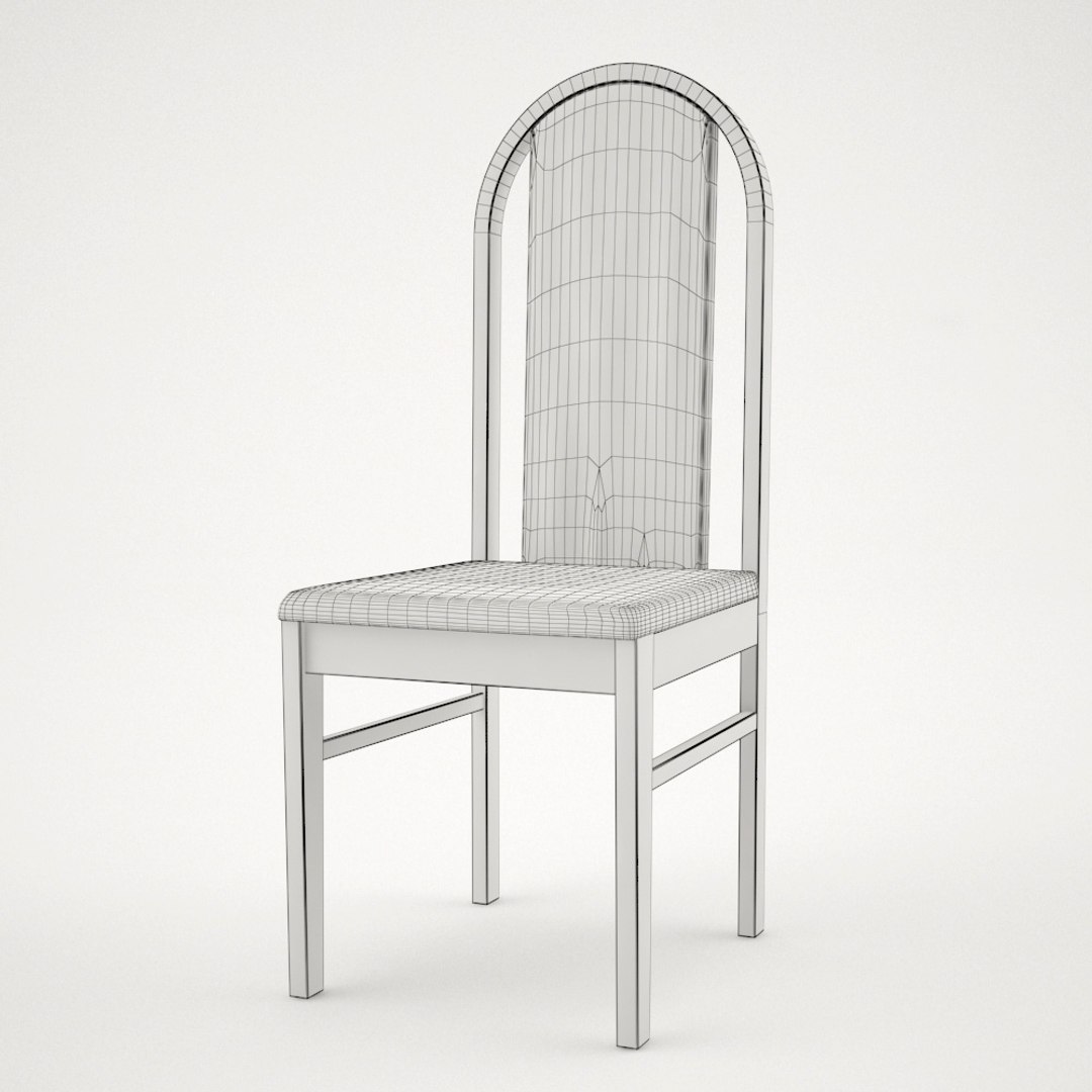 3d Model Banquet Chair 7