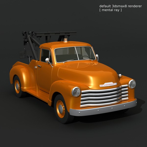 chevrolet 1951 tow 3d model