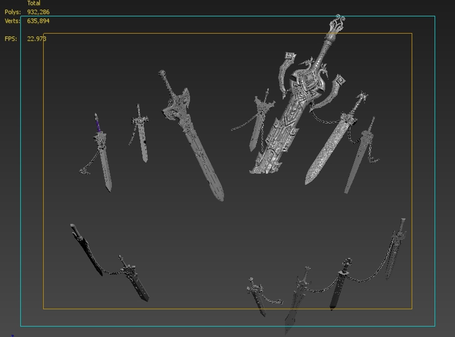 3D Arms Sword Model - TurboSquid 1657931