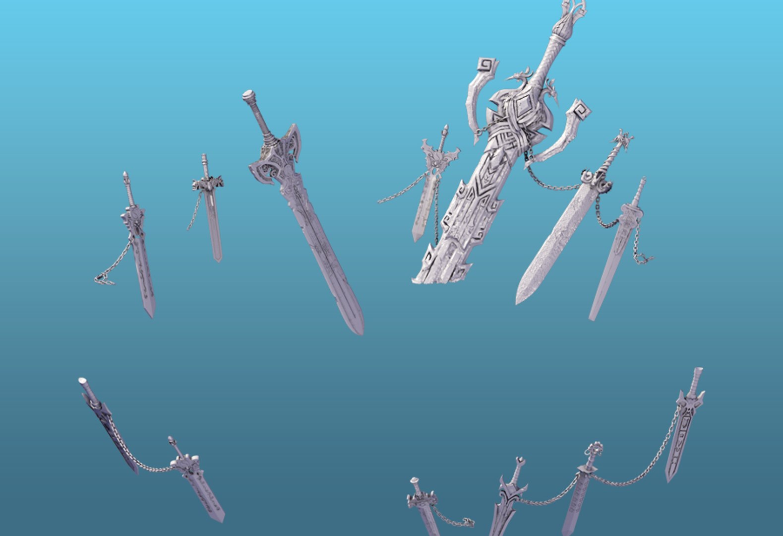 3D Arms Sword Model - TurboSquid 1657931