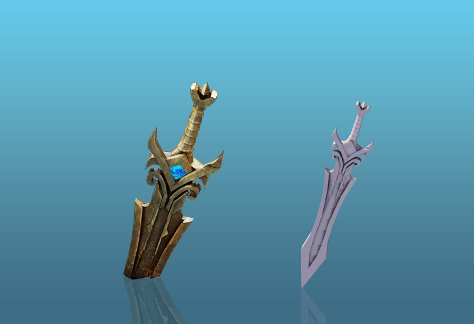 3D Arms Sword Model - TurboSquid 1657931