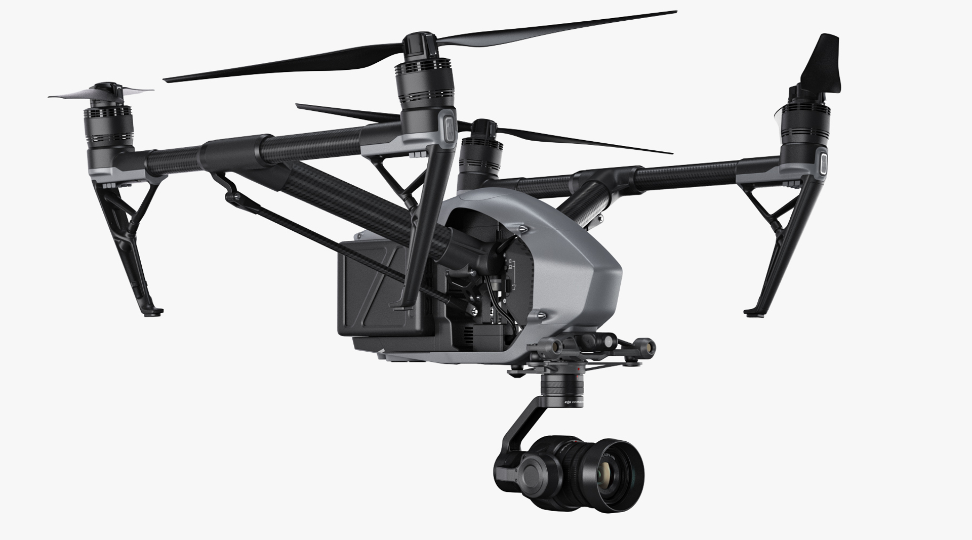 3d dji inspire 2 rigged