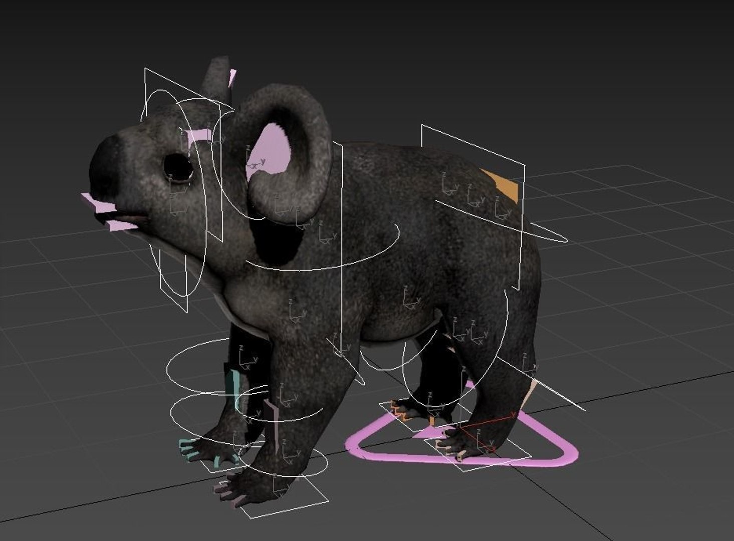 3D Koala Low-poly Model - TurboSquid 1469333