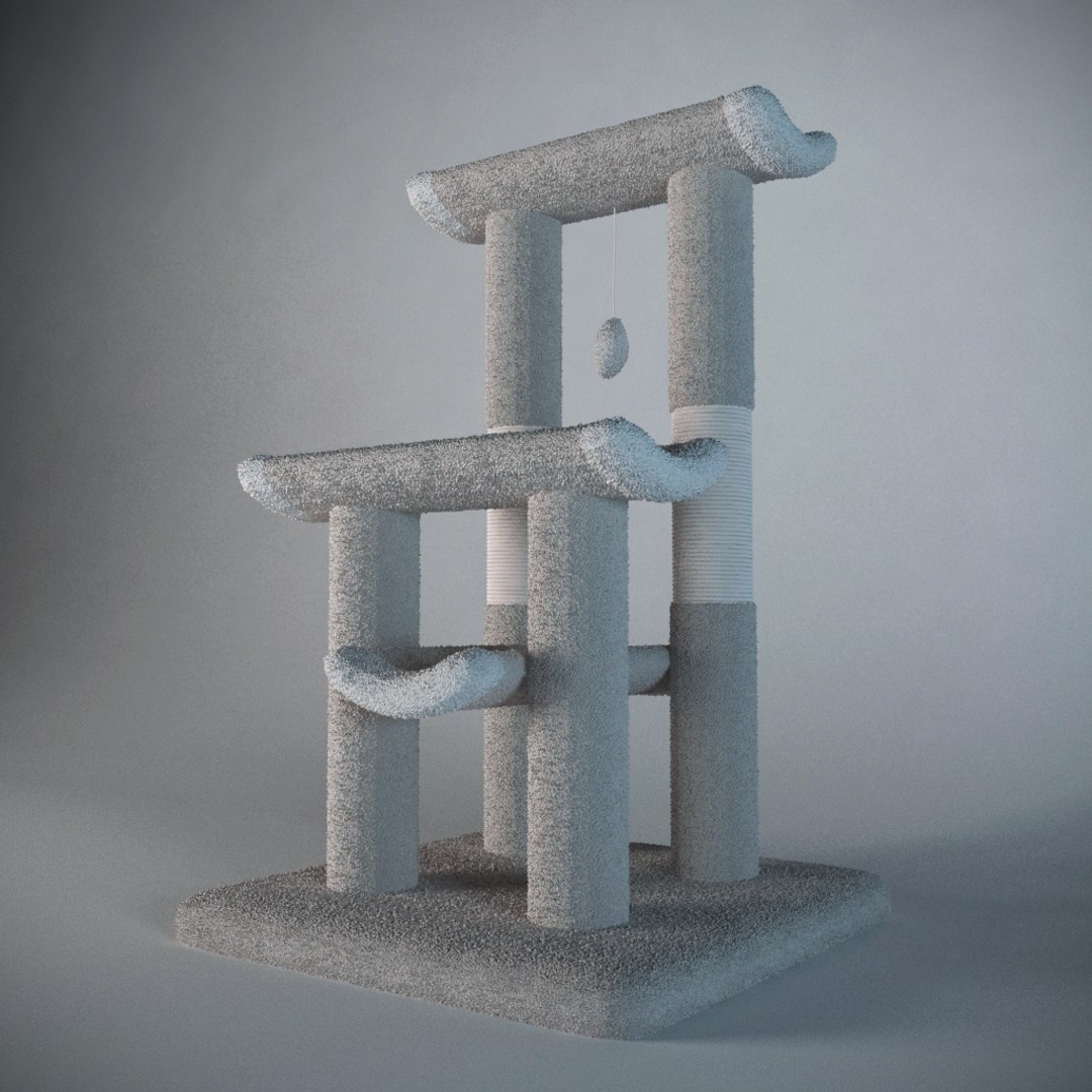 Cat Tree 3d Model