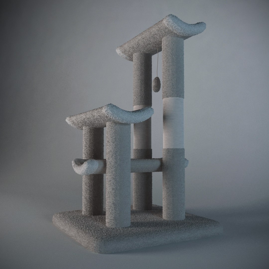Cat Tree 3d Model