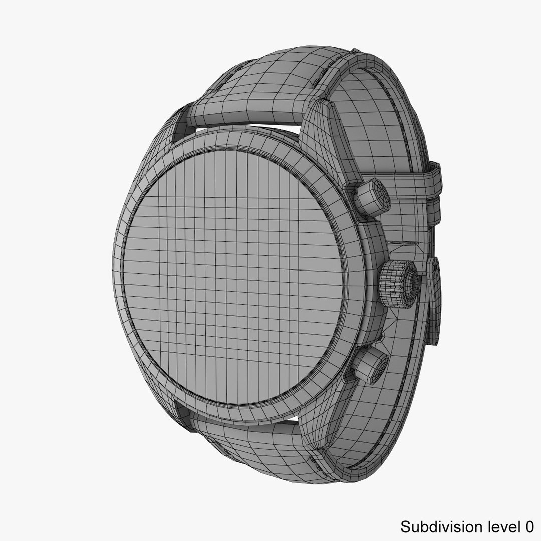 Classic Watch 4 3D Model - TurboSquid 1402943