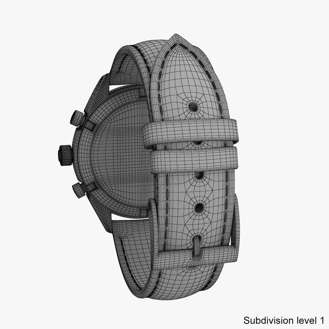 Classic Watch 4 3D Model - TurboSquid 1402943